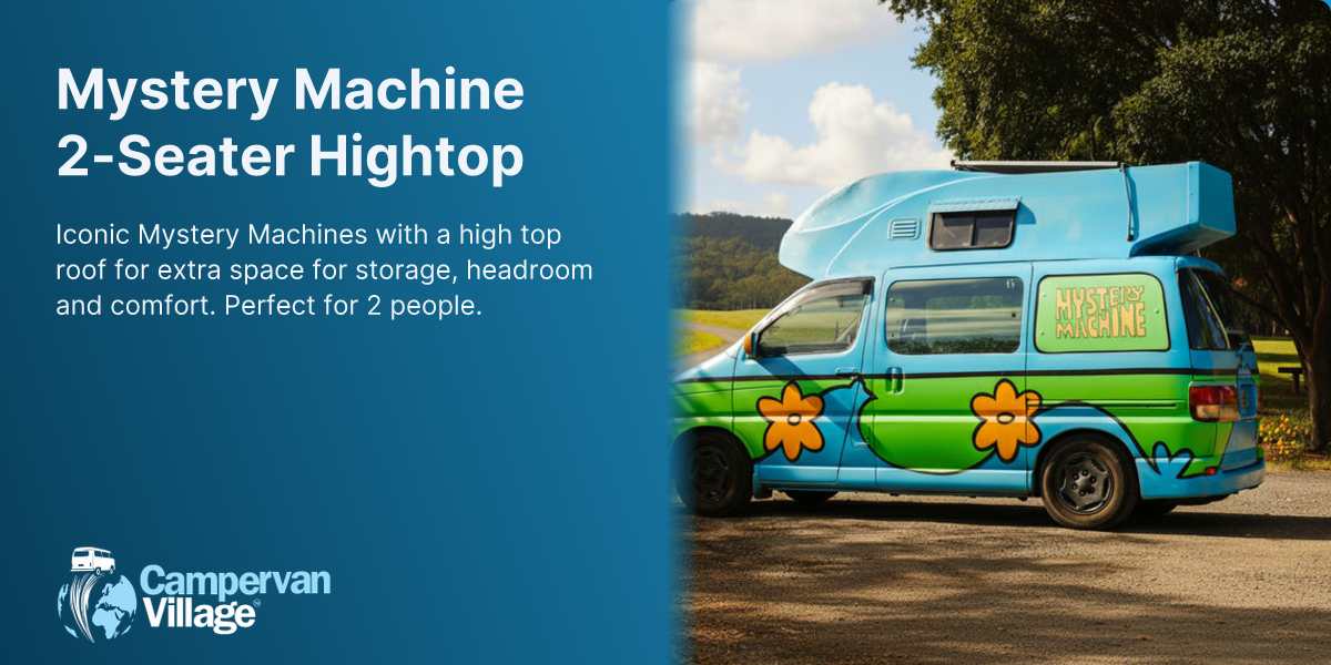 Mystery Machine 2-Seater Hightop | Campervan Hire Australia